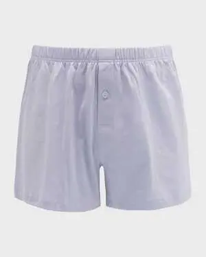 Hanro Men & Apos;s Sporty Mercerized Cotton Boxers Fresh Air