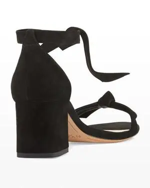 ALEXANDRE BIRMAN Clarita Suede Sandals - Black