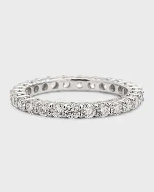 Neiman Marcus Diamond Eternity Band Ring - Platinum