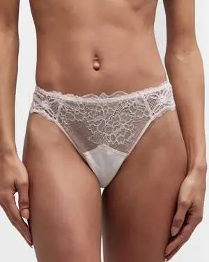 Lise Charmel Sublime En Dentelle Lace Thong Os/rose Sublime