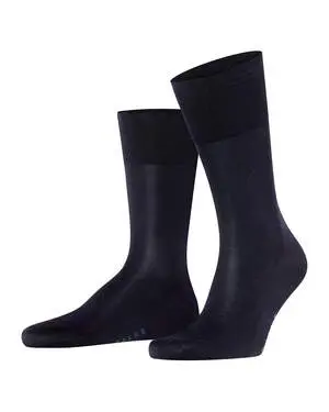 Falke Men & Apos;s Tiago Knit Mid-calf Socks Dark Navy