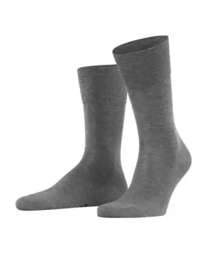 Falke Men & Apos;s Tiago Knit Mid-calf Socks Light Grey