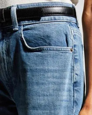 Lafayette 148 New York Reeve High-rise Ankle Jeans - Faded Skyline
