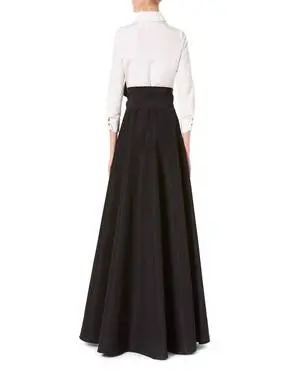 Carolina Herrera Icon Two-tone Trench Gown