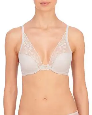 Natori Cherry Blossom Convertible Underwire Bra Feather Grey