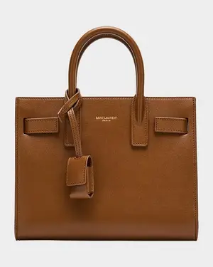 Saint Laurent Sac De Jour Nano Top-handle Bag - Fox