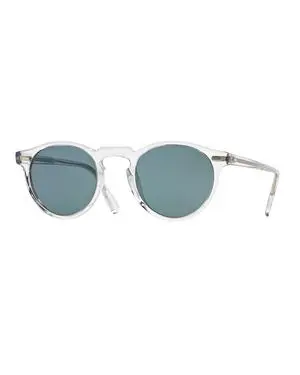Oliver Spencer Oliver Peoples Round Sunglasses Crystal