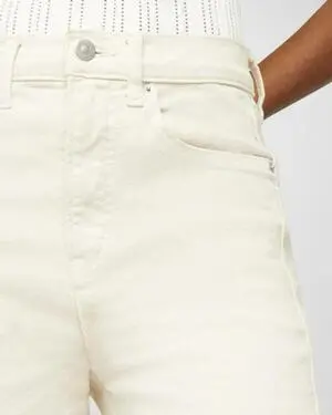 Veronica Beard Veronica Beard Carson High-Rise Flare Jeans Ecru