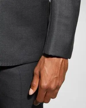 Emporio Armani Super 130s Wool Two-piece Classic Fit Suit - Gray