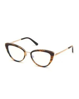 TOM FORD Cat-eye Optical Frames - Brown