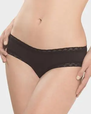 Natori Bliss Lace-trim Bikini Briefs