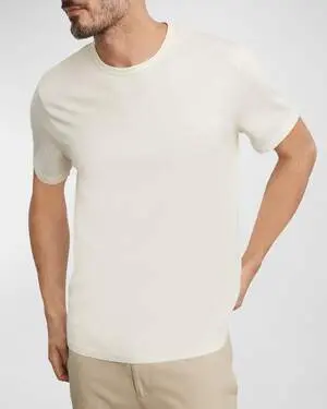 Vince Men & Apos;s Garment-dyed Crewneck T-shirt Bone