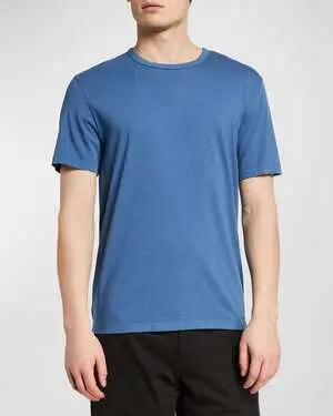 Vince Men & Apos;s Garment-dyed Crewneck T-shirt Washed Bridgewate