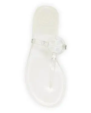 Tory Burch Mini Miller Flat Thong Sandals - Clear