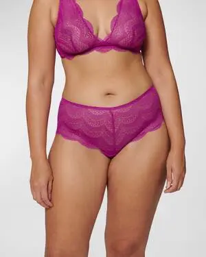 Simone Perele Karma Lace Tanga Briefs Bougainvillea