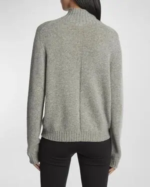 THE ROW Kensington Cashmere Sweater - Medium Heather Grey