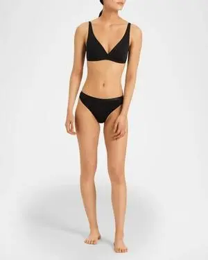 Hanro Cotton Sensation Soft-cup Bra - Black