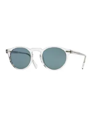Oliver Spencer Men & Apos;s Gregory Peck 47 Round Sunglasses Unassigned