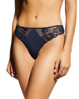 Simone Perele Saga Lace Thong Endless Blue