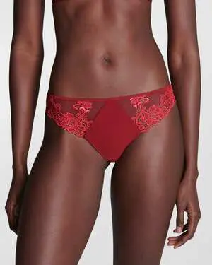 Simone Perele Saga Lace Thong Lipstick