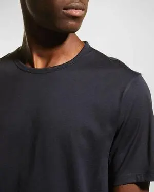 Theory Apos;s Precise Luxe Cotton Short-sleeve Tee - Gravity