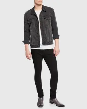 Monfrère Greyson Skinny Fit Stretch Jeans - Noir