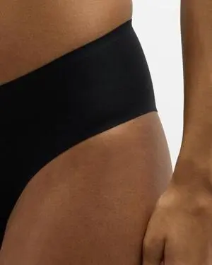 Chantelle Soft Stretch Cheekini Brief - Black