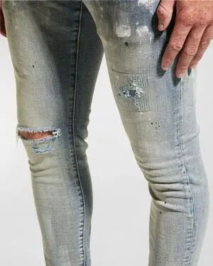 PURPLE BRAND P001 Blowout Skinny Jeans