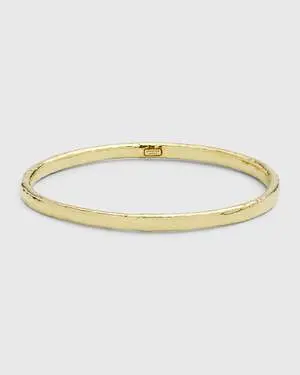 Ippolita 18k Hammered Bangle - Gold