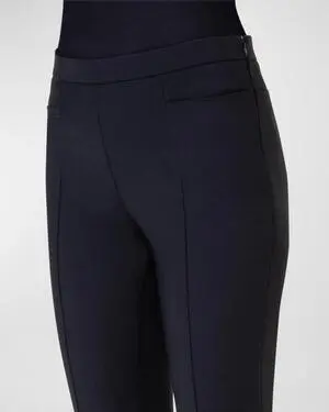 Akris Franca Mid-rise Cropped Pants - Noir