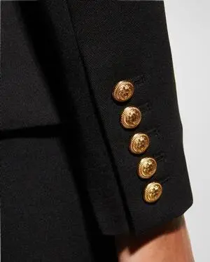 Balmain Classic Double-breasted Blazer - Black