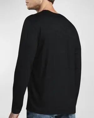 Derek Rose Basel 1 Long-sleeve Jersey T-shirt - Black