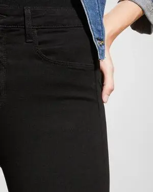 L & APOS;AGENCE L'agence Marguerite High-rise Skinny Jeans - Noir