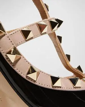 Valentino Garavani Rockstud Slingback Pumps - Nero