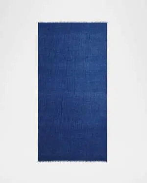 Sofia Cashmere Lightweight Cashmere Scarf Navy