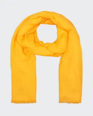 Sofia Cashmere Lightweight Cashmere Scarf Yellow