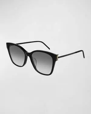 Saint Laurent Saint Laurent Square Sunglasses Black