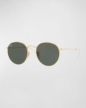 Ray-ban Round Frame Sunglasses - Green Pattern