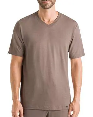 Hanro Men's Casual V-neck T-shirt Rockwood