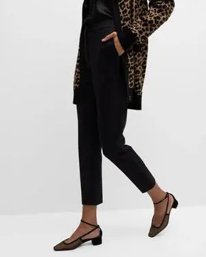 Max Mara Pegno Straight-leg Ankle Pants