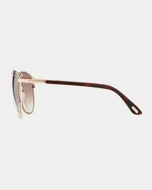 TOM FORD TOM FORD Penelope Butterfly Sunglasses Brown