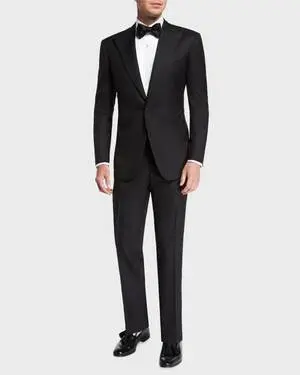 Stefano Ricci Wool Two-piece Tuxedo - Black