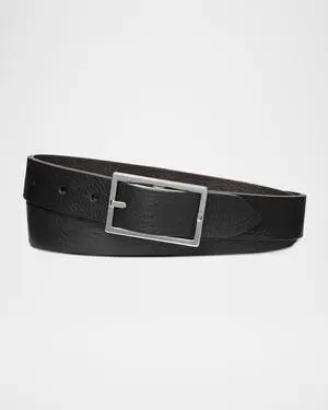 Shinola Reversible Leather Belt - Black/brown