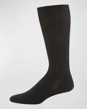 Neiman Marcus Neiman Marcus Core-Spun Crew Socks Black