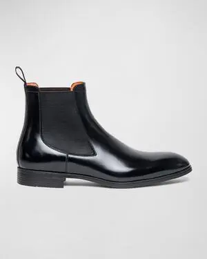 Santoni Santoni Destoxify Smooth Calfskin Chelsea Boots - Black