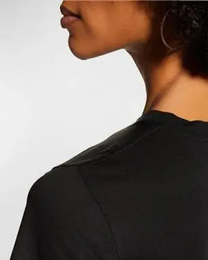 Vince Essential Crewneck Pima Cotton Tee - Black