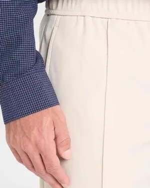 Theory Theory Curtis Precision Ponte Drawstring Pants Silver Stone
