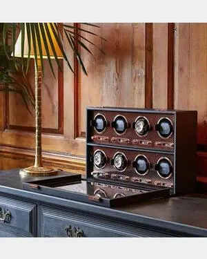 Wolf Axis 8-piece Watch Winder - Copper