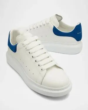 Alexander McQueen McQueen Oversized Sneakers White/blue