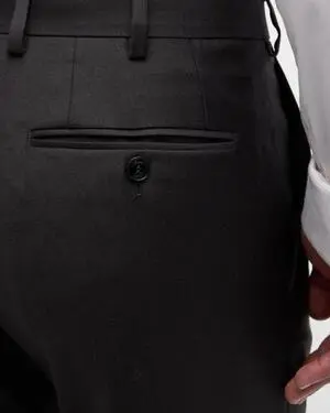 Brioni Brioni Solid Wool Trousers Black